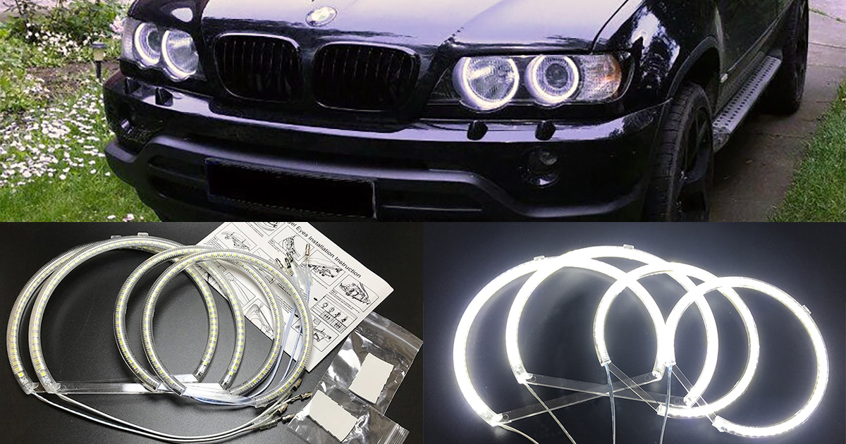 BMW X5 E53 Angel Eyes SMD LED Rings - WagenLights.com